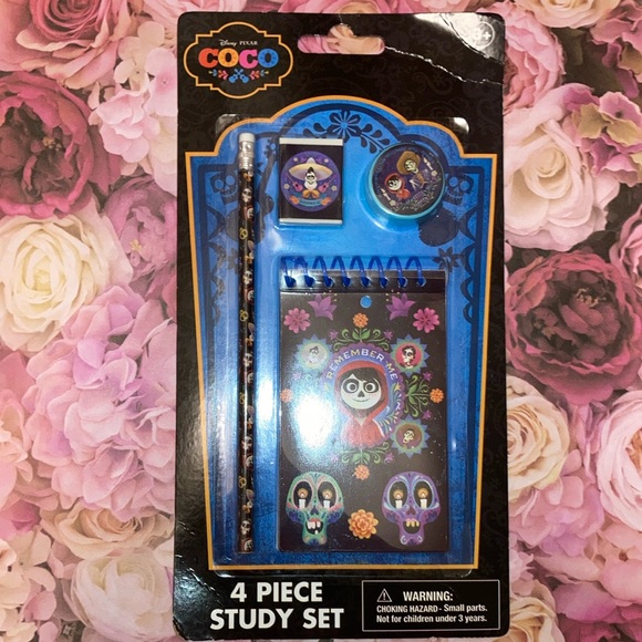 Disney | Office | Disney Pixar Coco Movie 4 Piece Study Set | Poshmark